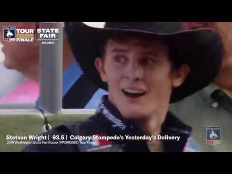 Stetson Wright | 93.5 | Calgary Stampede's Yesterday's Delivery - YouTube