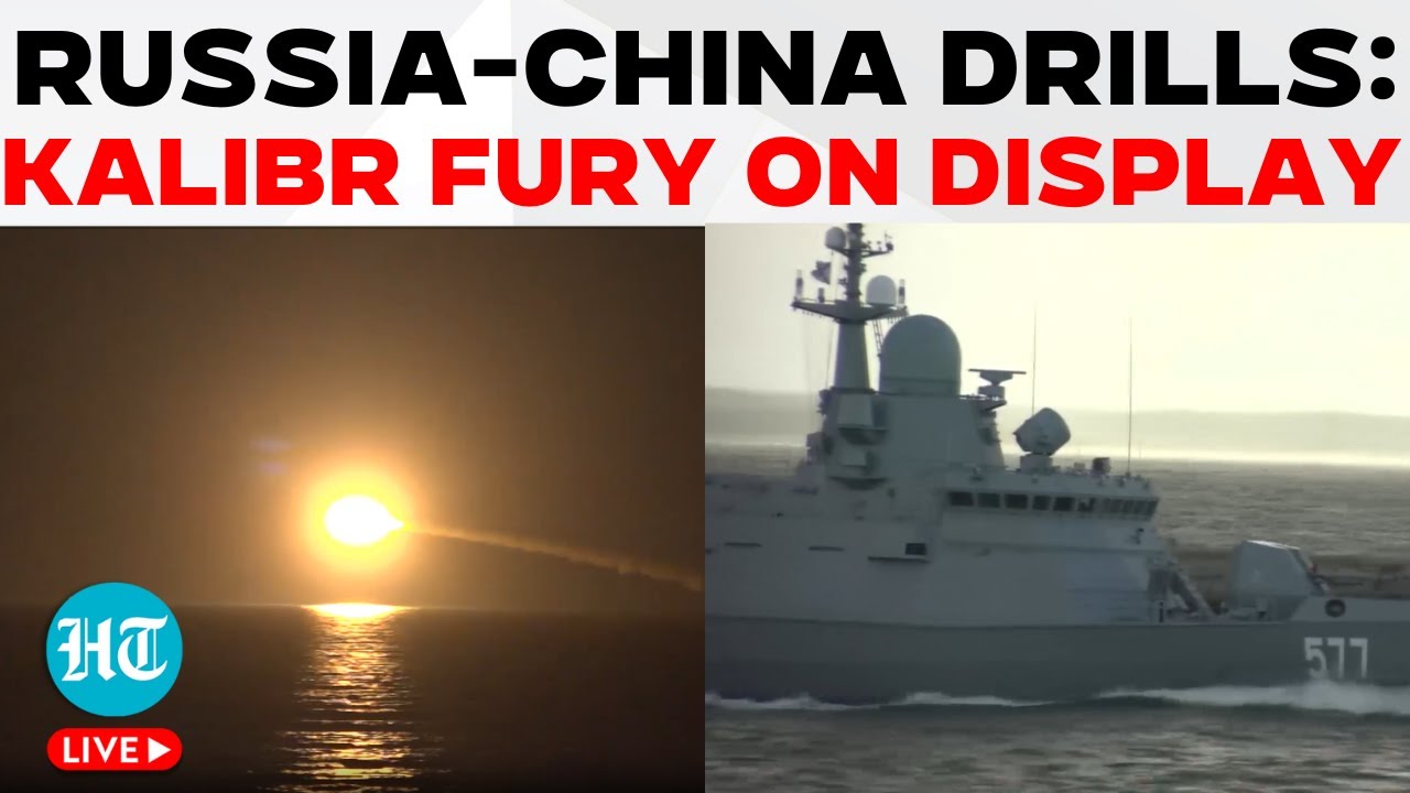 Russia Navy Drill LIVE | Putin’s Kalibr Missiles Fired From Under Water ...