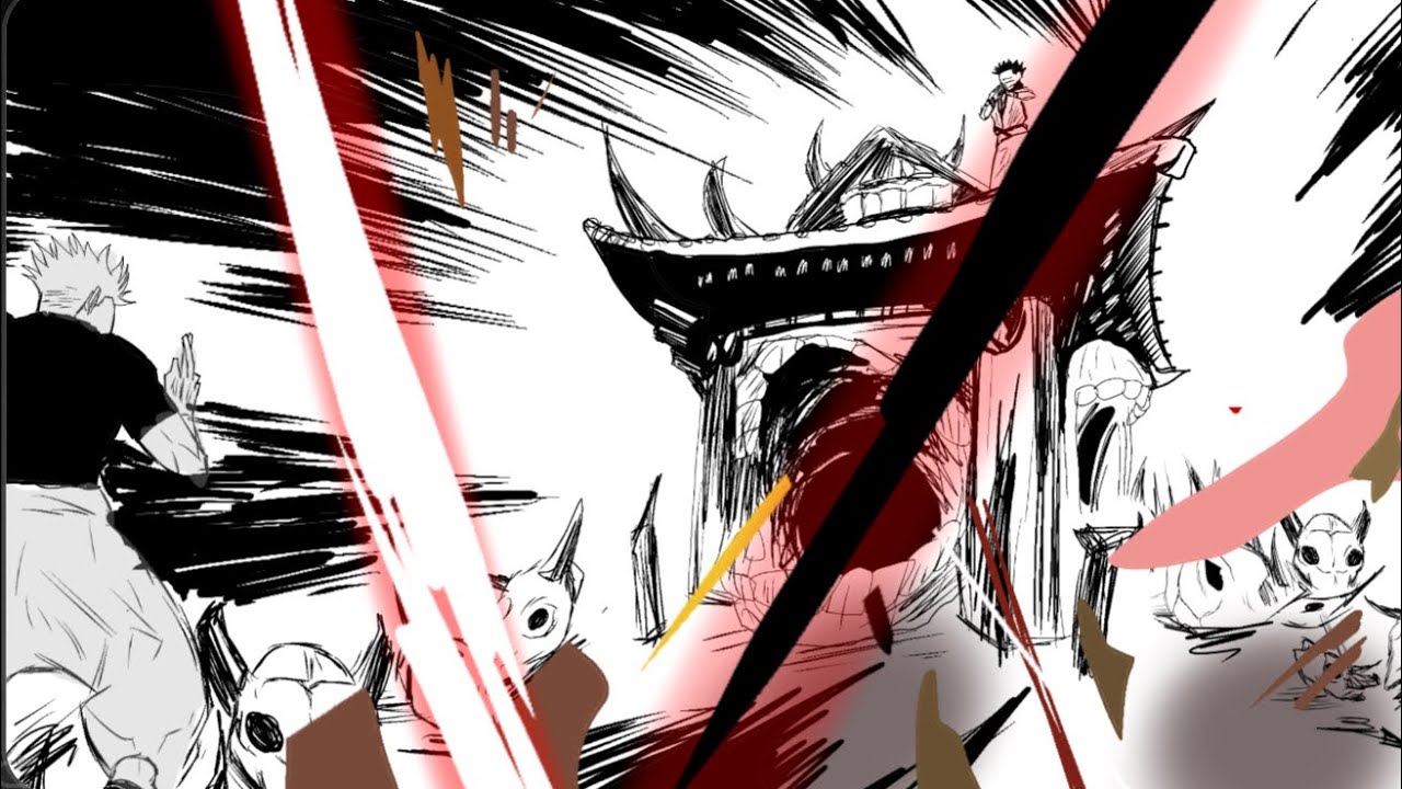 Sukuna and Gojo Domain Clash (Chapter 225) WIP - YouTube