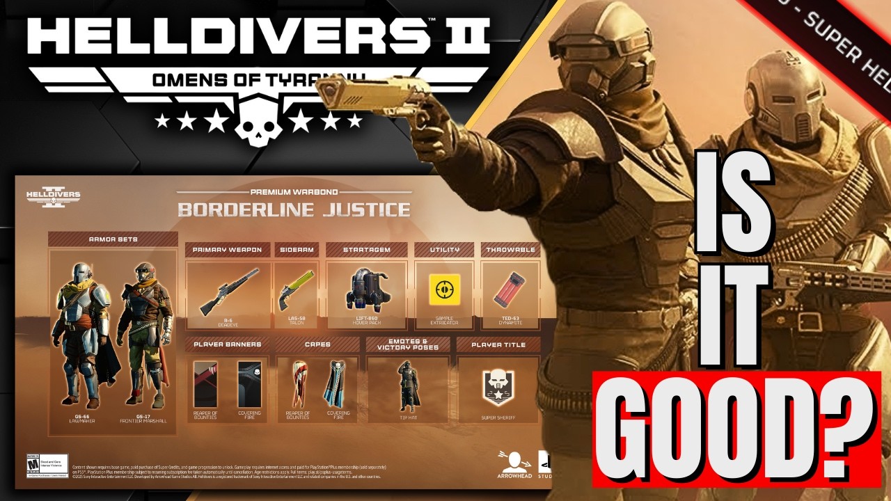 Helldivers 2: NEW Borderline Justice WARBOND Review - I'm your ...