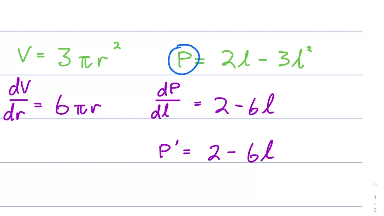 Calculus 5b Power Rule Examples and Notation - YouTube