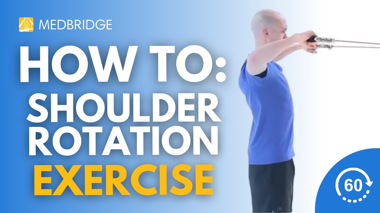 How to Do a Shoulder External Rotation in Abduction with Anchored ...