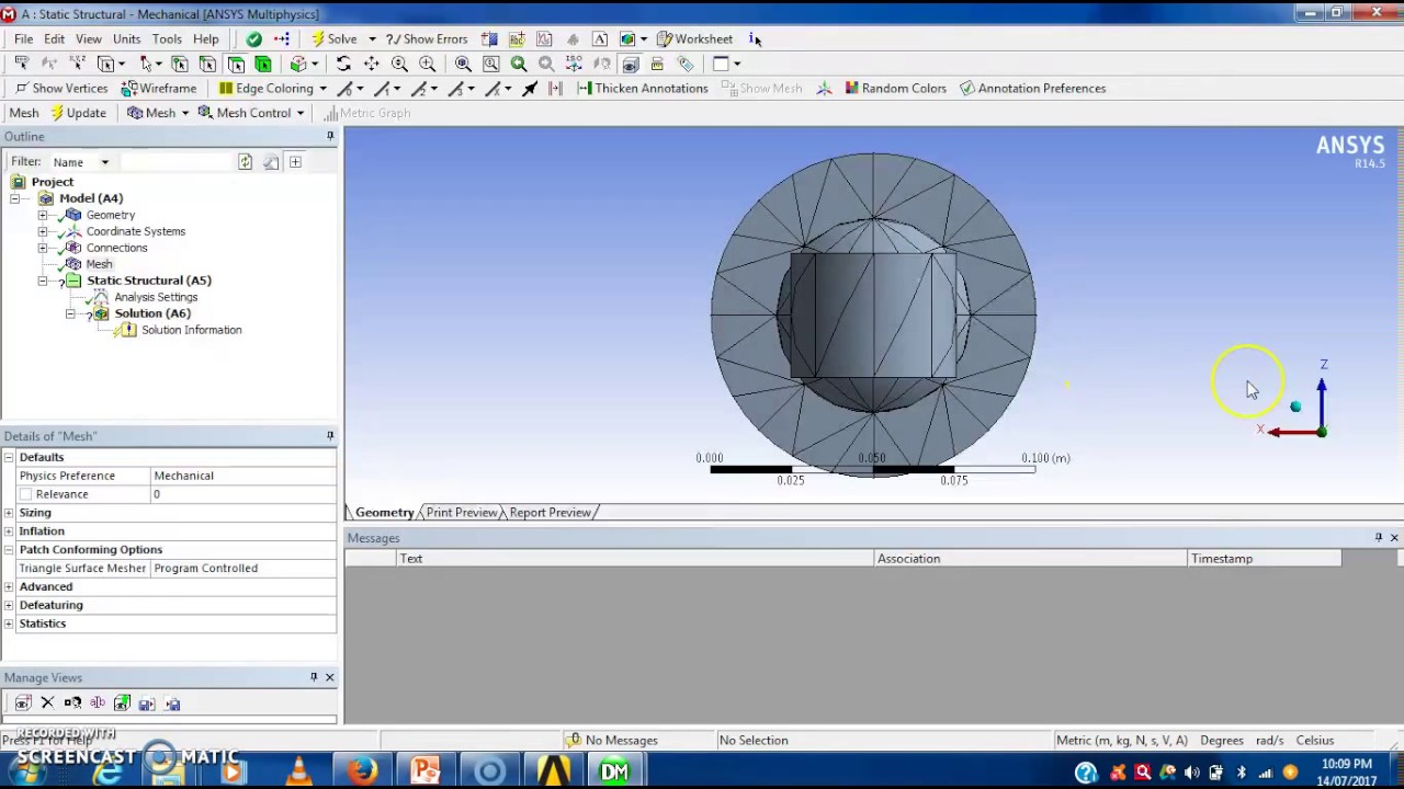 Two Wheeler Shock Absorber Analysis by Using Ansys Workbench - YouTube