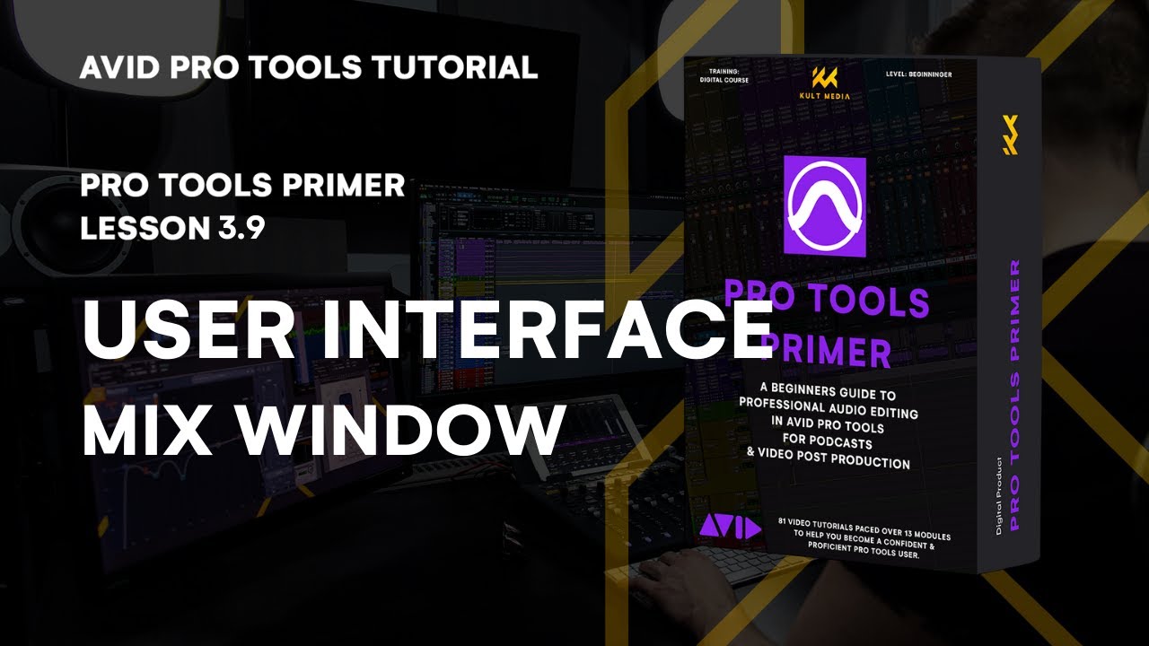 Pro Tools Primer: Lesson 3.9 - Mastering the User Interface Mix Window ...