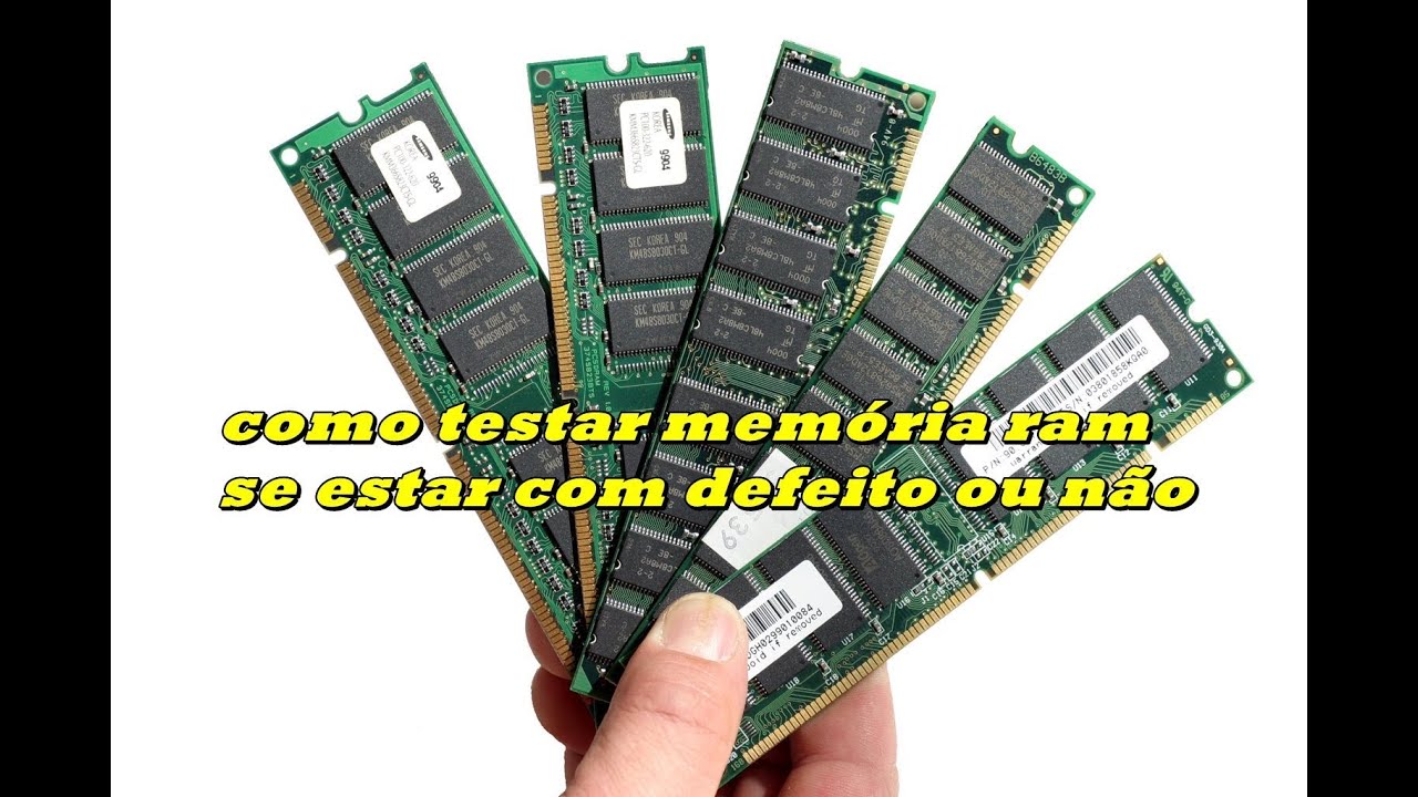 Como Verificar Erros Na Memoria Ram Sem Programas - YouTube