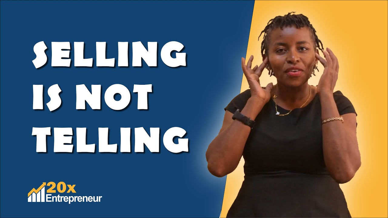 Selling is not telling – listen to sell more - YouTube