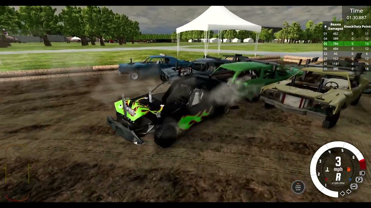 BeamNG drive demolition derby episode 12 - YouTube