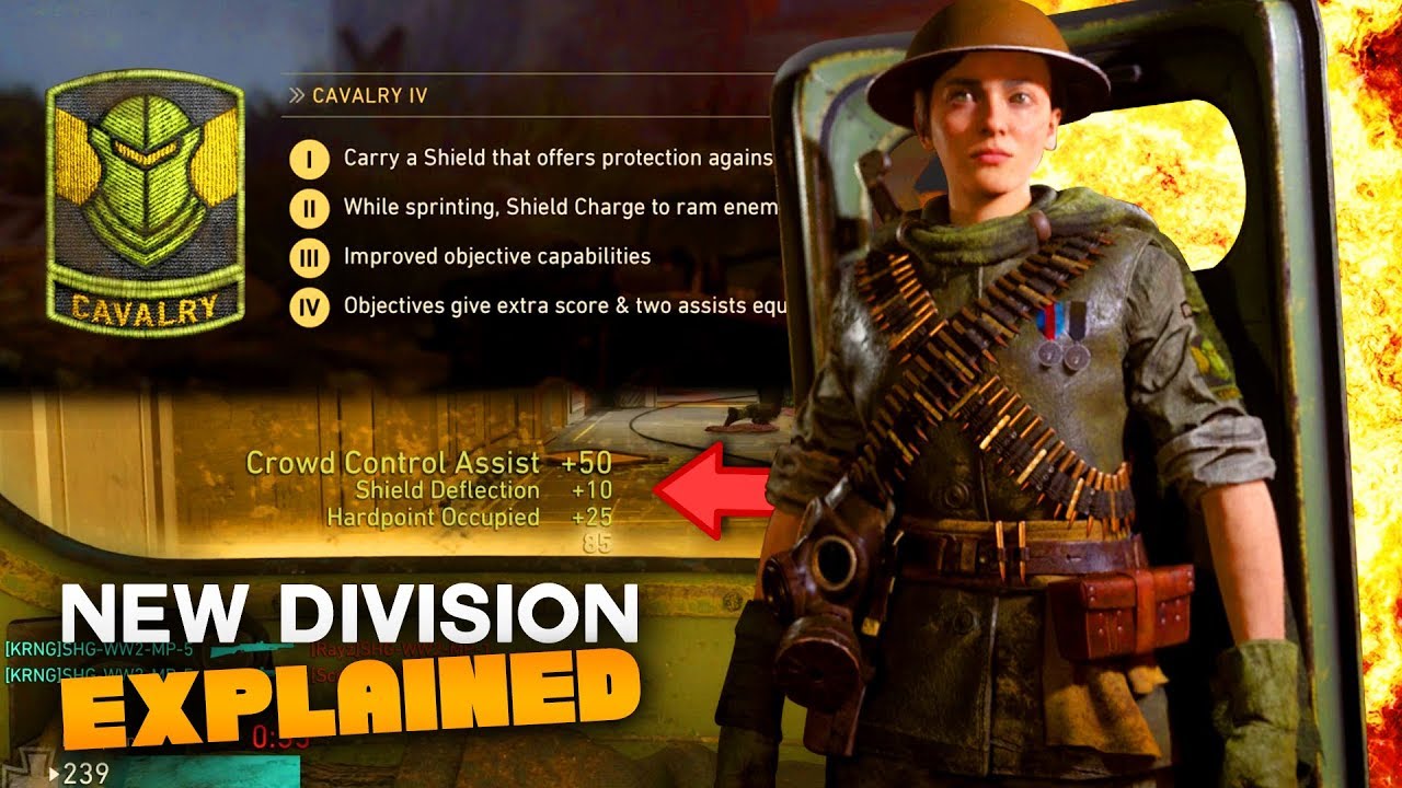 The Brand New COD WW2 "Cavalry Division" Fully Explained - YouTube