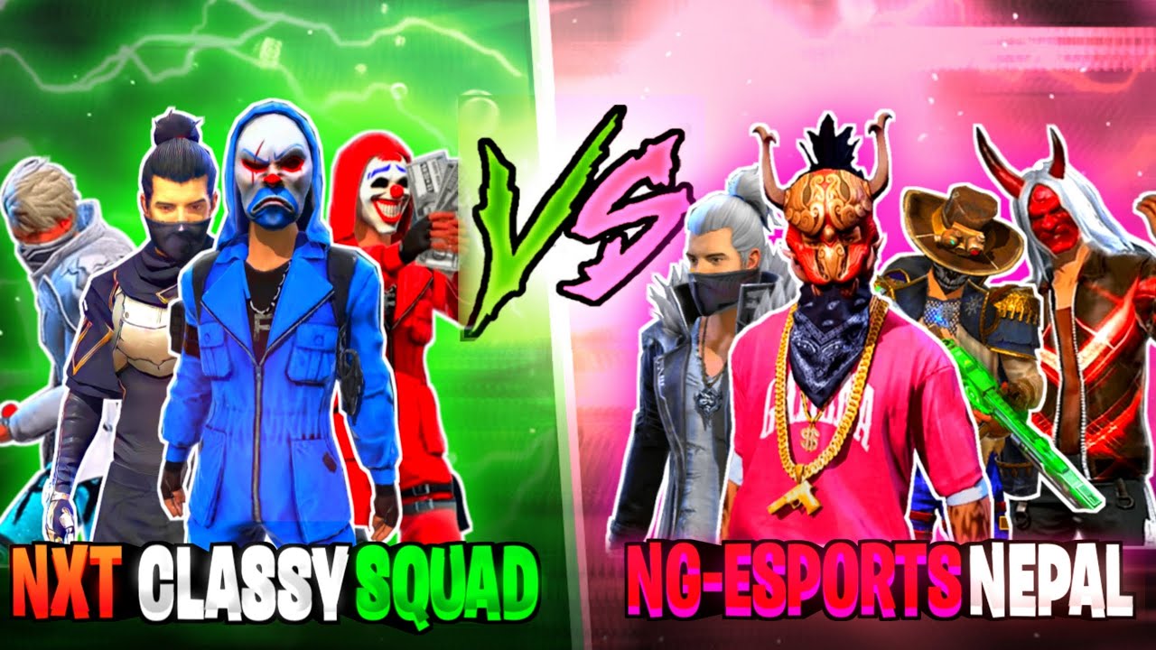 NXT CLASSY SQUAD V/S NG-ESPORTS NEPAL SQAUD - 4 VS 4 - CLASH SQUAD ...