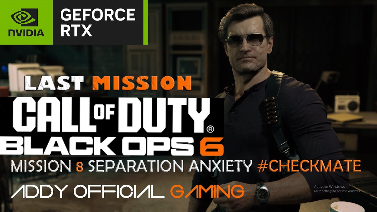 CALL OF DUTY BLACK OPS 6 -UNCUT FULL 8TH LAST MISSION SEPARATION ...