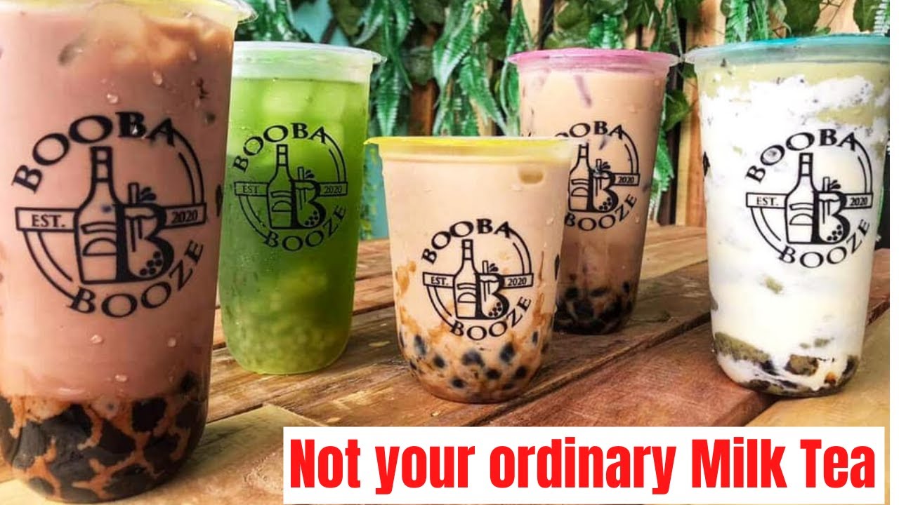 Booba Booze Cafe | A must try Milk Tea in Davao City - YouTube