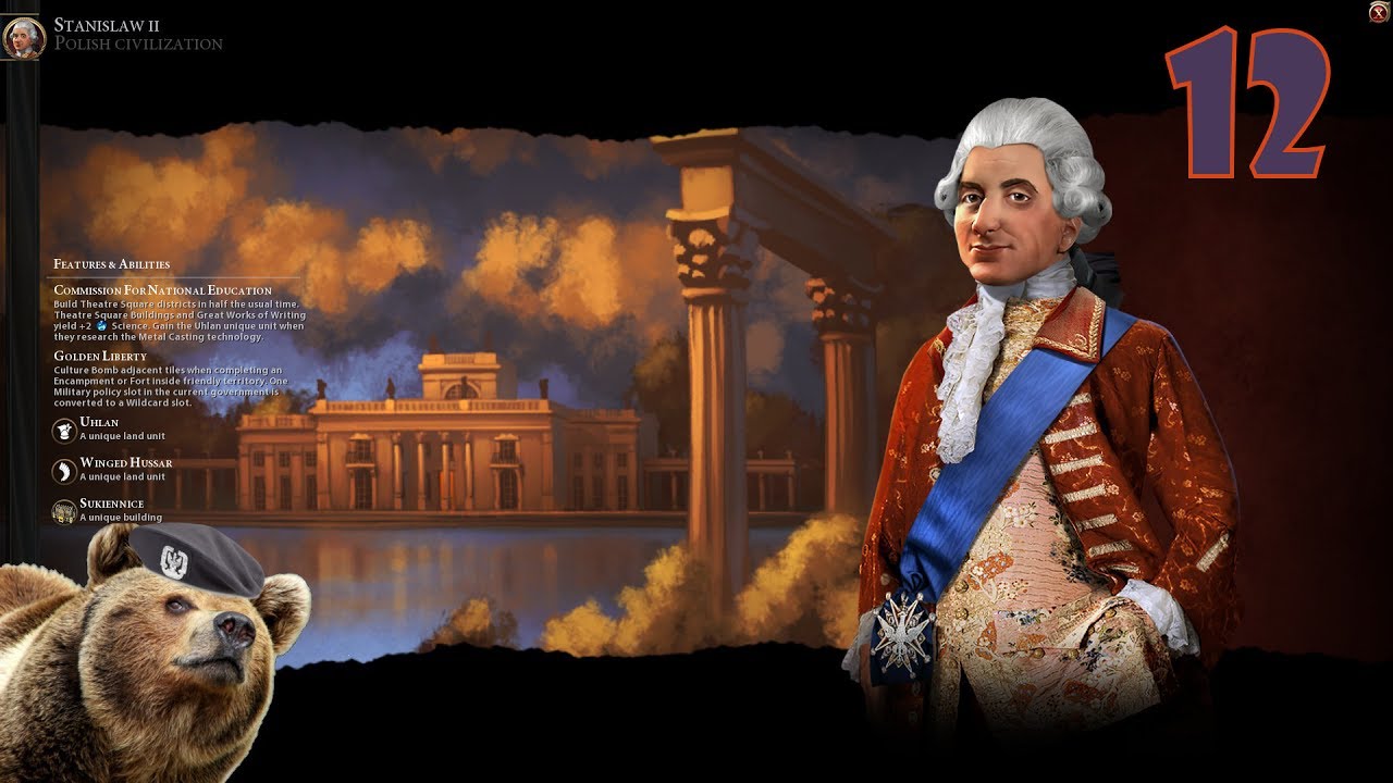 Civ 6 (MODDED) - Stanislaw II (Deity) - Episode 12 - YouTube