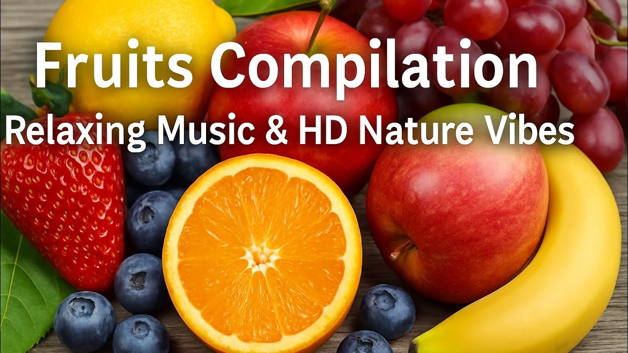 Fruits Compilation 🍎🍓 | Relaxing Music & HD Nature Vibes - YouTube