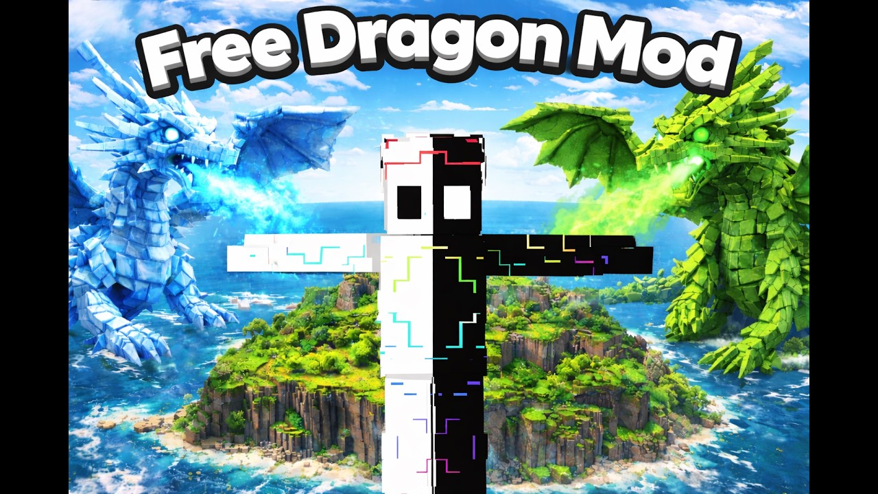 Testing the free dragon mod, DragonFire Lite! - YouTube