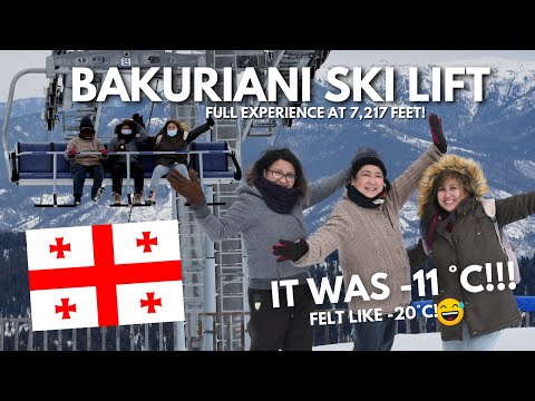 Bakuriani Ski Lift Georgia 2022 (Full Experience)