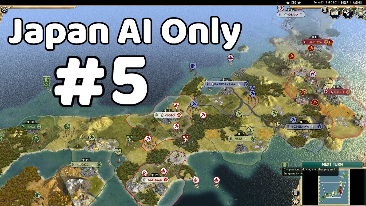 Battle For Tokyo - Civ 5 Japan AI Only Battle #5 - YouTube