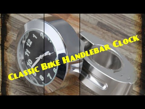 Classic Bike Handlebar Clock - YouTube