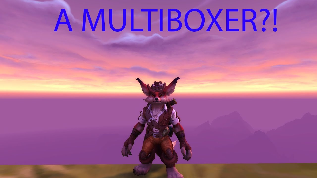 MULTIBOXER?! -Fire mage pvp 8.3 - YouTube