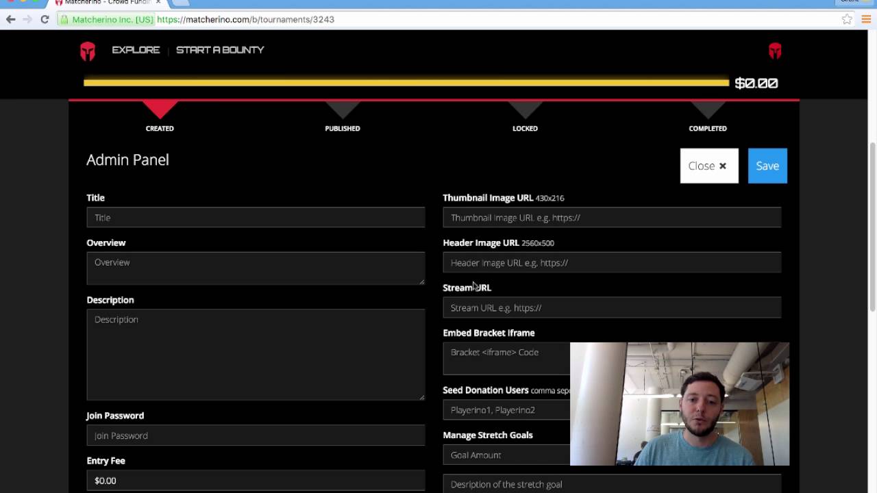 Matcherino Tutorial - YouTube