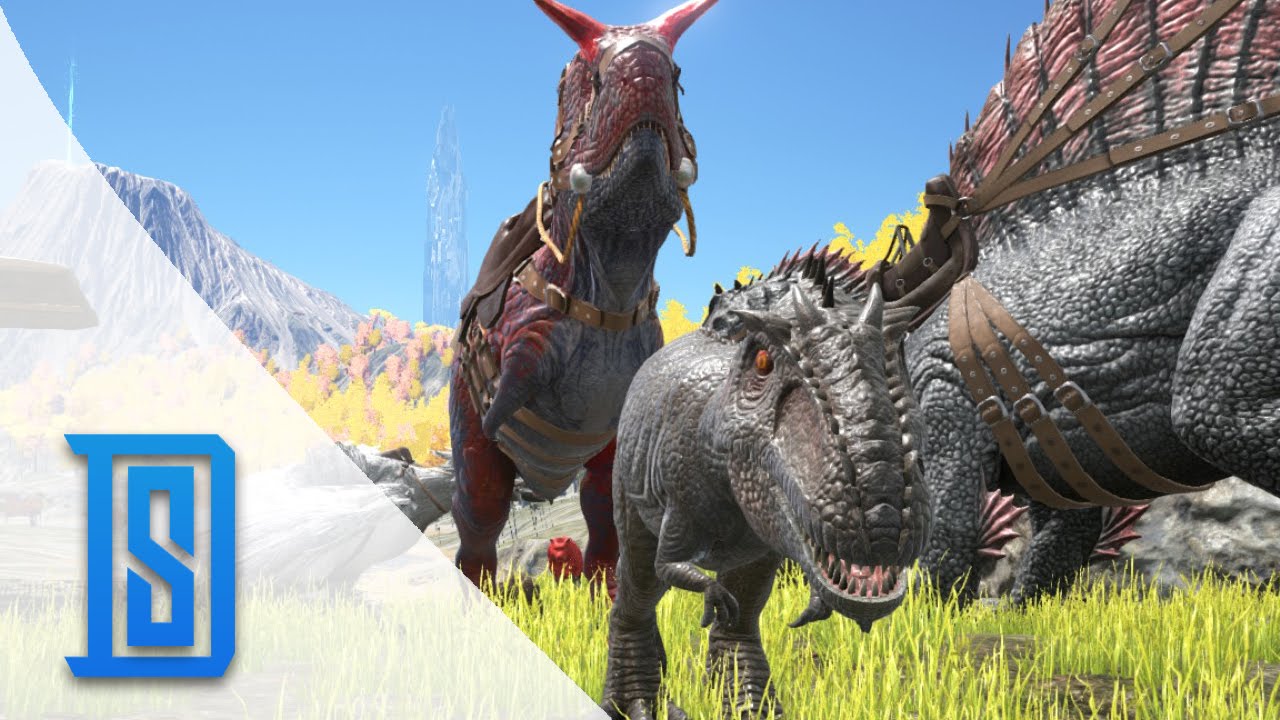 Ark Survival Evolved -Swamp Tribe - Giganotosaurus Baby?!?! - YouTube