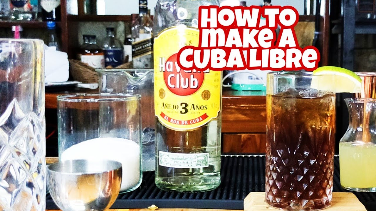 How to make a Cuba Libre #cocktails #bartending #tesda - YouTube