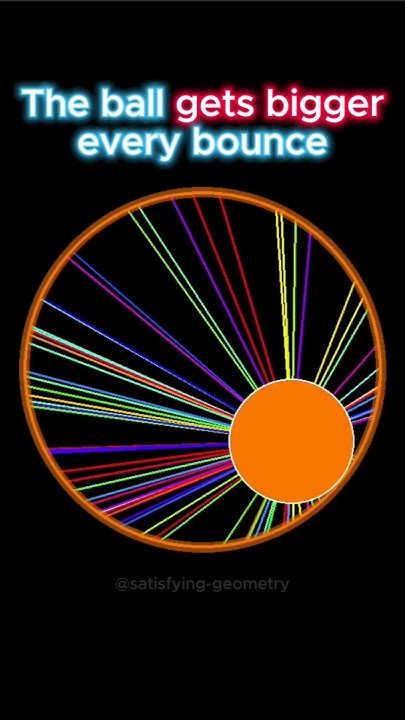 Ball gets bigger every bounce #satisfying #bouncingball #asmr #adhd # ...