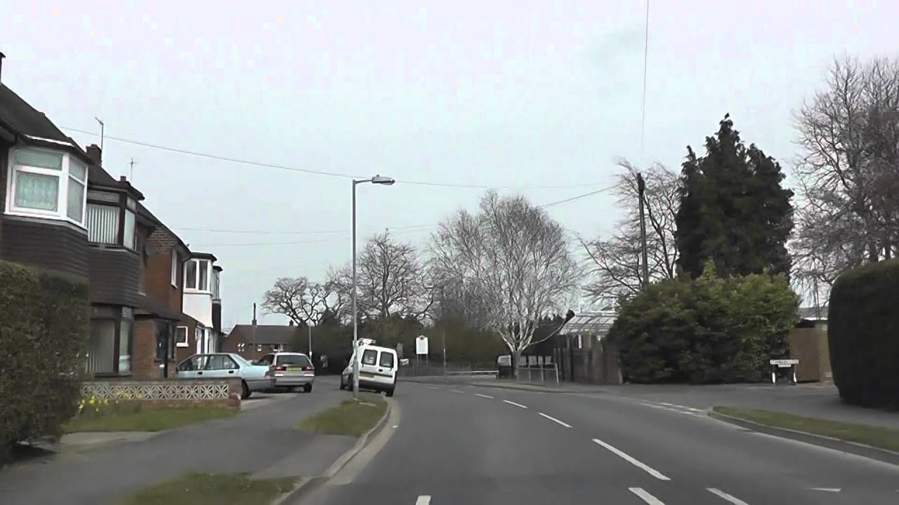 Driving Along Bromyard Road A44 & Tudor Way, Worcester, Worcestershire ...