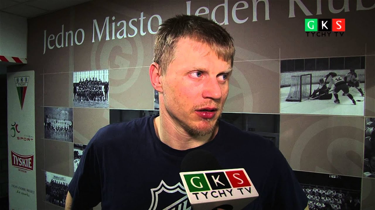 Josef Vitek po meczu GKS Tychy - Ciarko PBS Bank KH Sanok 5:1 (1:1, 3:0 ...