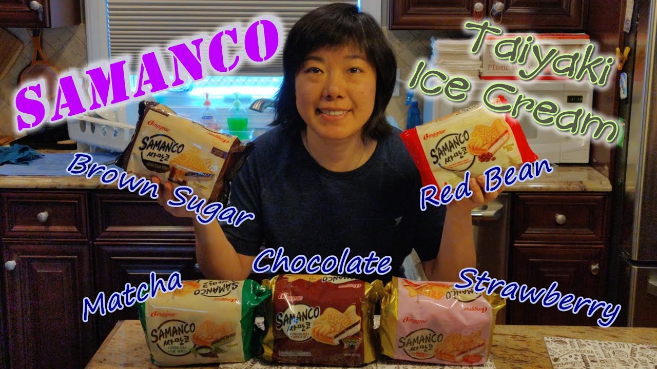 Hmart | Binggrae Samanco [싸만코] Korean Taiyaki Ice cream Green Tea ...