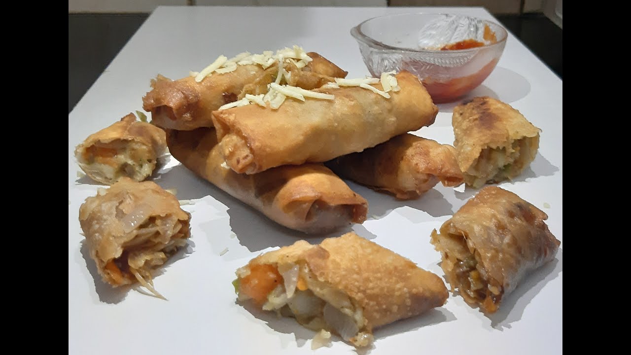 Spring Roll | Crispy And Tasty Spring Roll | By Dimple Jain - YouTube
