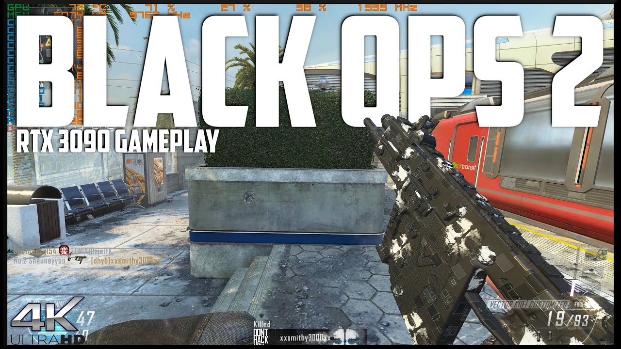 Call of Duty Black Ops II | RTX 3090 | Express Team Deathmatch Gameplay ...