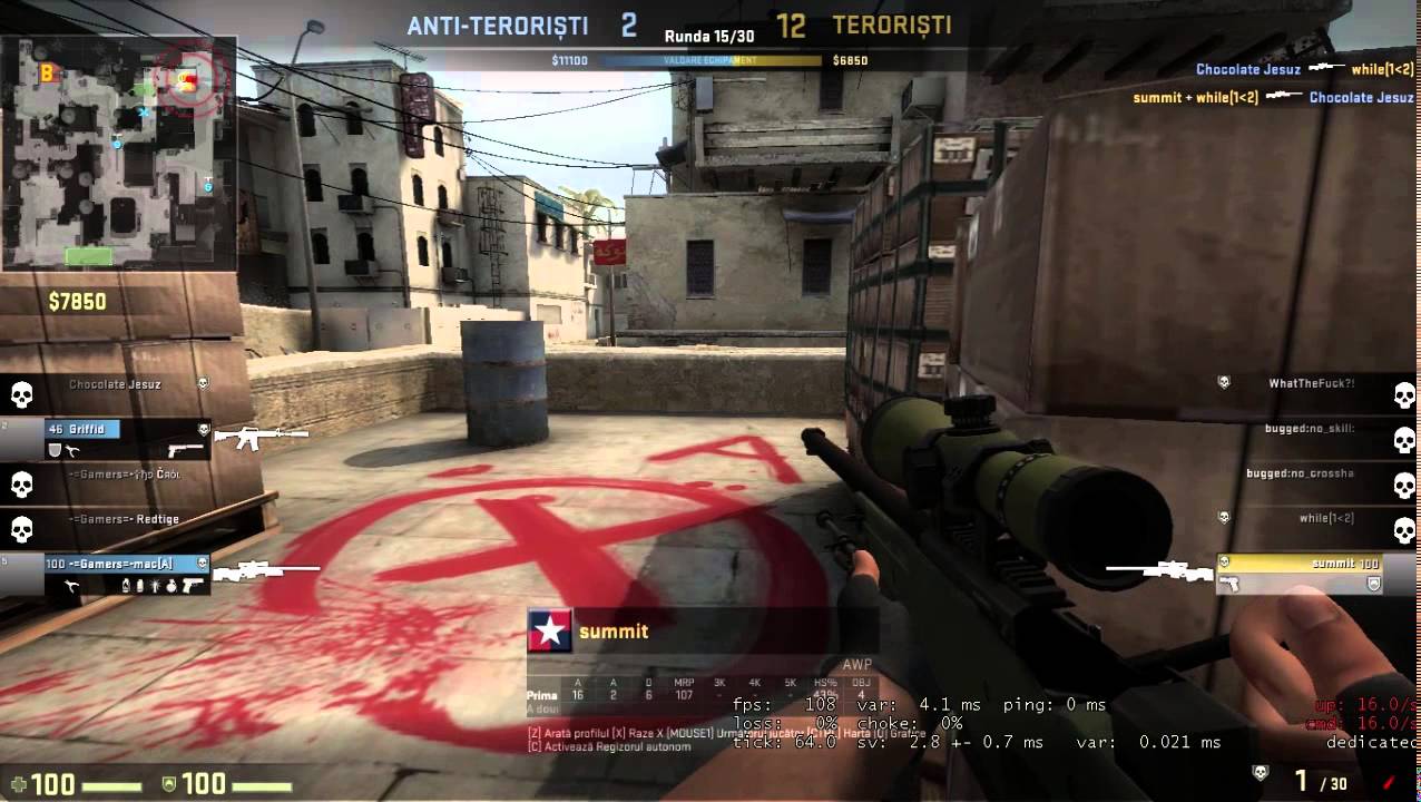 CS:GO fake summit jumping AWP *voice reactions* - YouTube