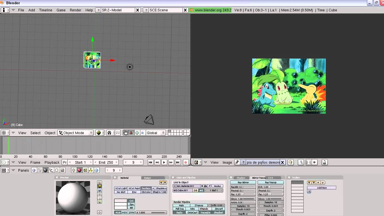 MD2 en blender #processing - YouTube