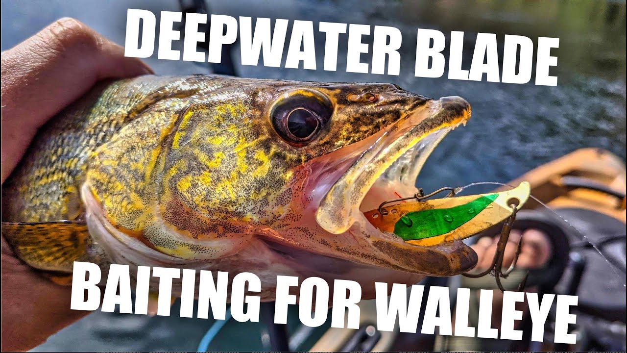 Deep Water Blade Bait Walleye - YouTube