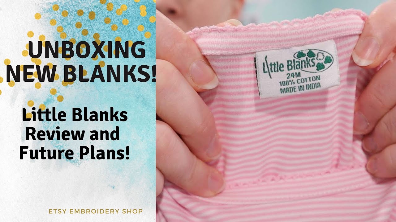 Unboxing New Blank Items from Little Blanks | New Embroidery Blanks to ...