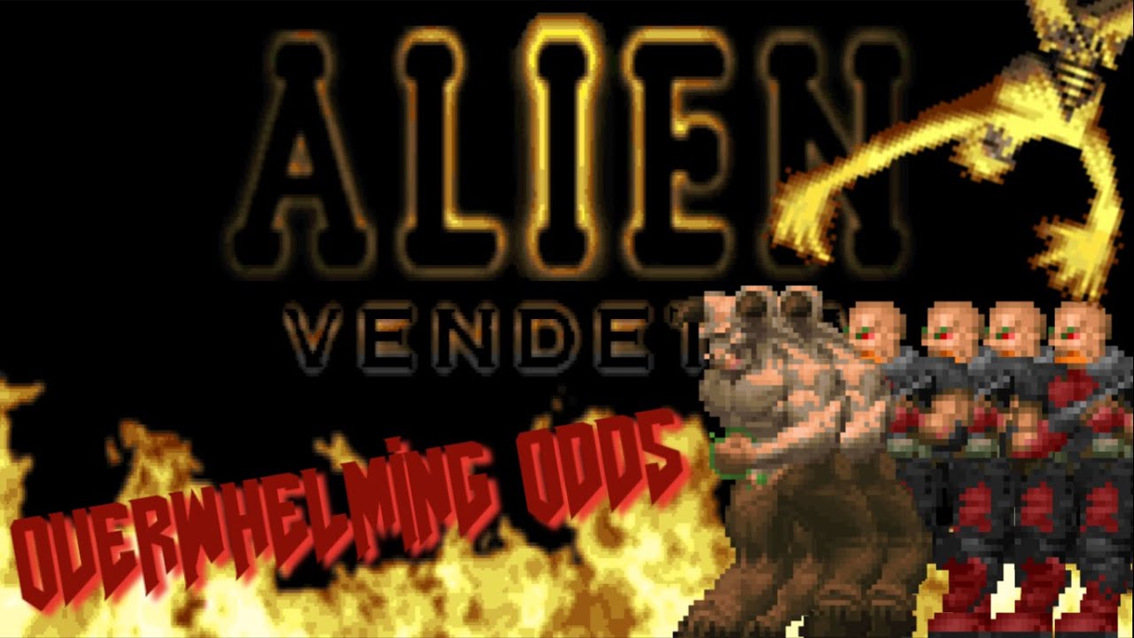 Alien Vendetta Map 14 [Overwhelming Odds] - YouTube
