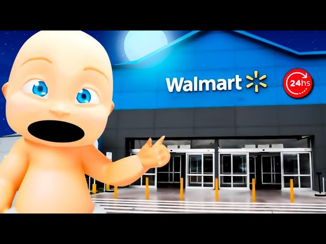 Walmart Store Cartoon