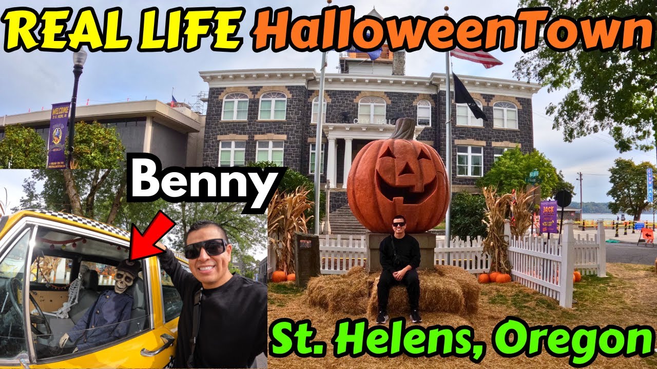 REAL LIFE Halloweentown in St. Helens Oregon | Spirit of Halloween FULL ...