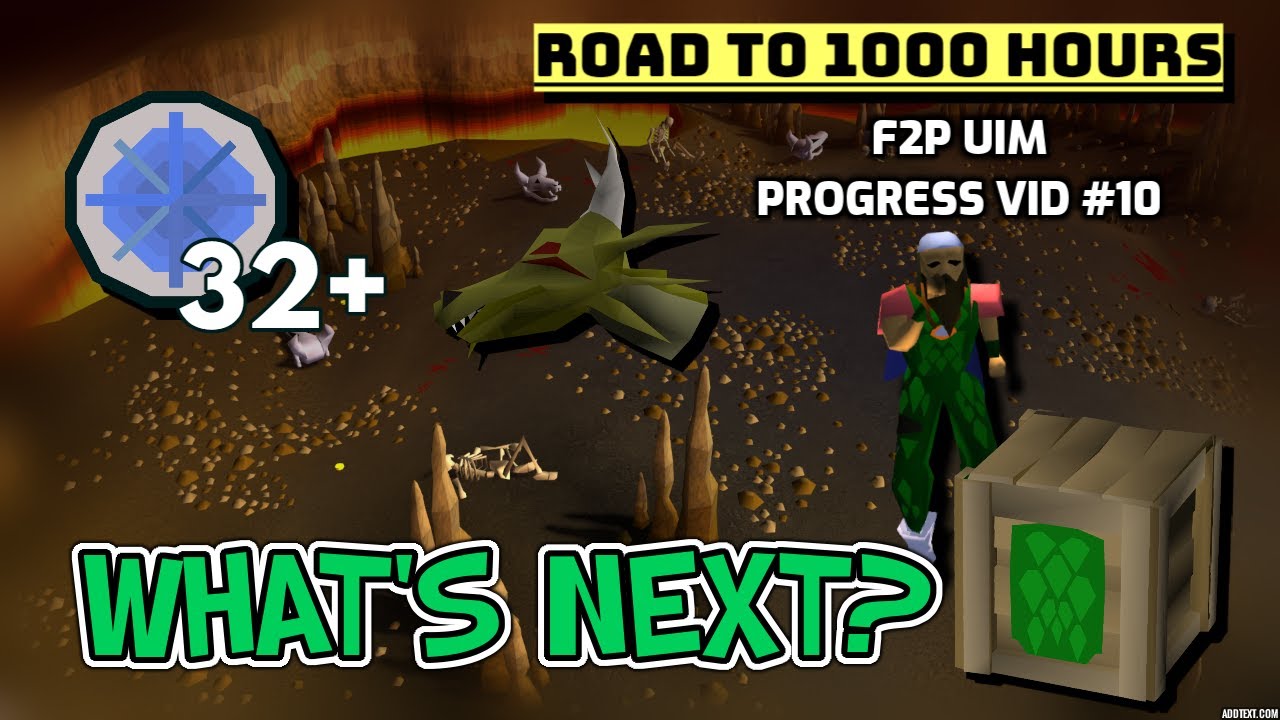 [osrs]F2P UIM Progress Vid #10 - FULL GREEN D HIDE SET OBTAINED! - YouTube