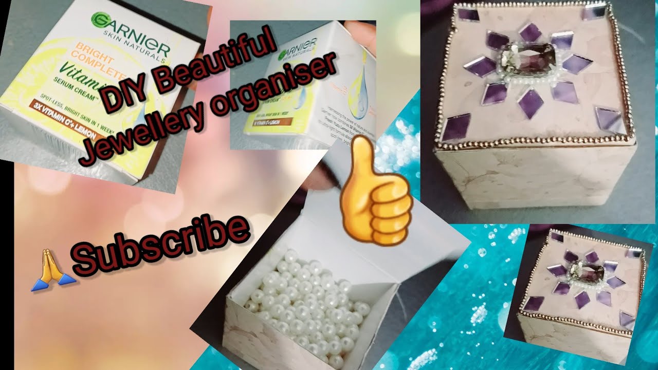 # DIY Purani cream ki Khali dibbi se bnaye bahut hi sunder jewellery ...