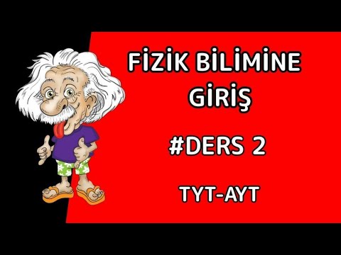FİZİK BİLİMİNE GİRİŞ 2 tyt ayt (fiziğin alt dalları, meslek ve disiplinler ile ilişkisi)