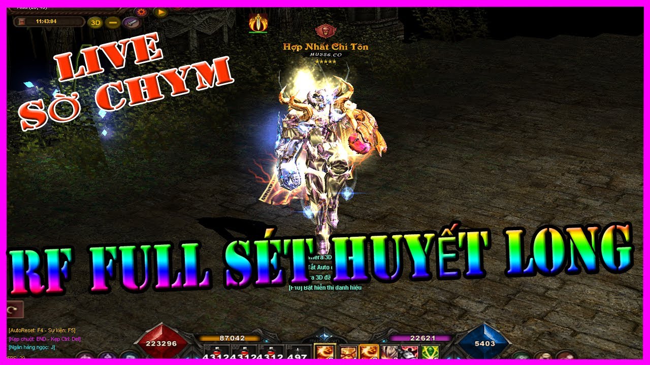 MU ONLINE | RF Sét Huyết Long Full Dòng Full Socket +15 Liệu Có Bá Đạo ...