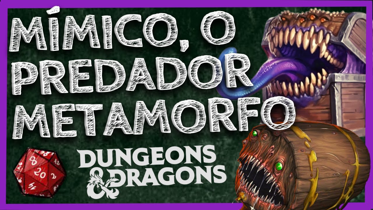 MIMICO NO D&D - ANÁLISE COMPLETA DE MONSTRO | DUNGEONS AND DRAGONS ...