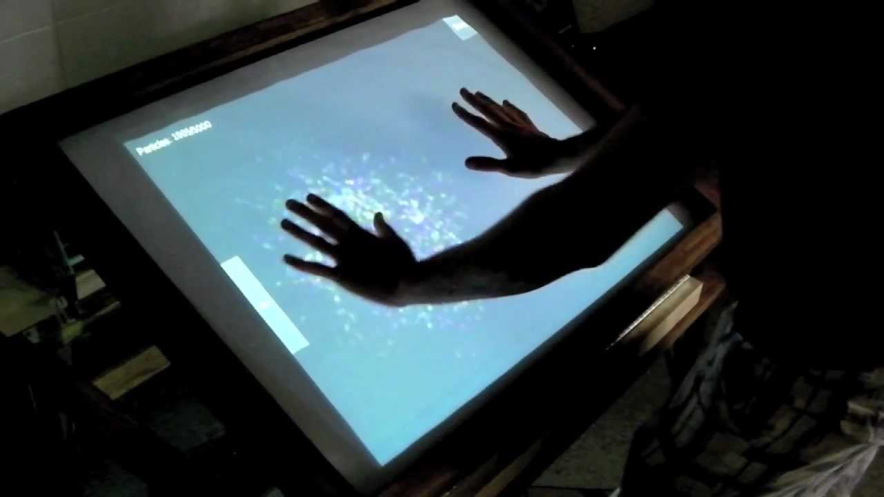 Multi Touch Desk - YouTube