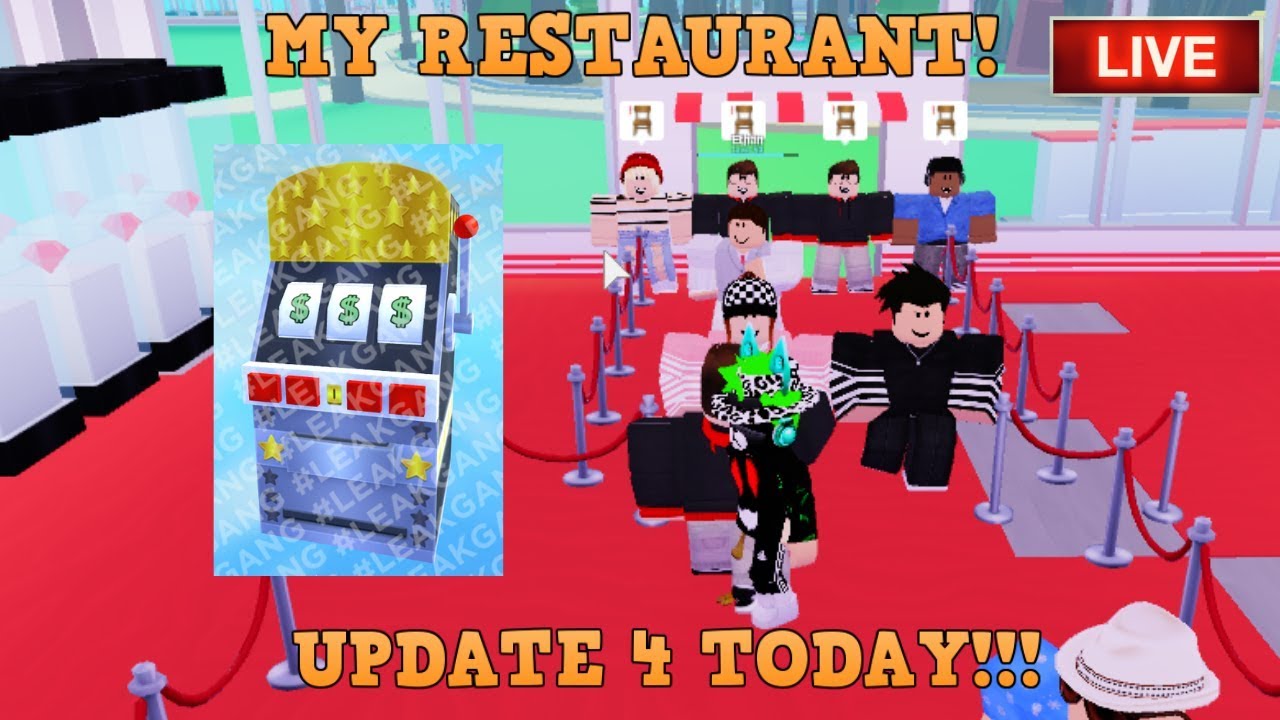Roblox 👨‍🍳My Restaurant! UPDATE 4 SLOT Machine, Luxury Counters, Castle ...
