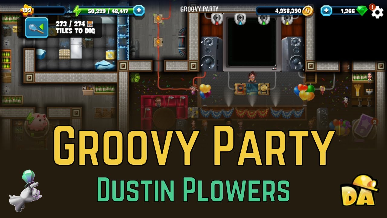Groovy Party - #1 Dustin Plowers - Diggy's Adventure - YouTube