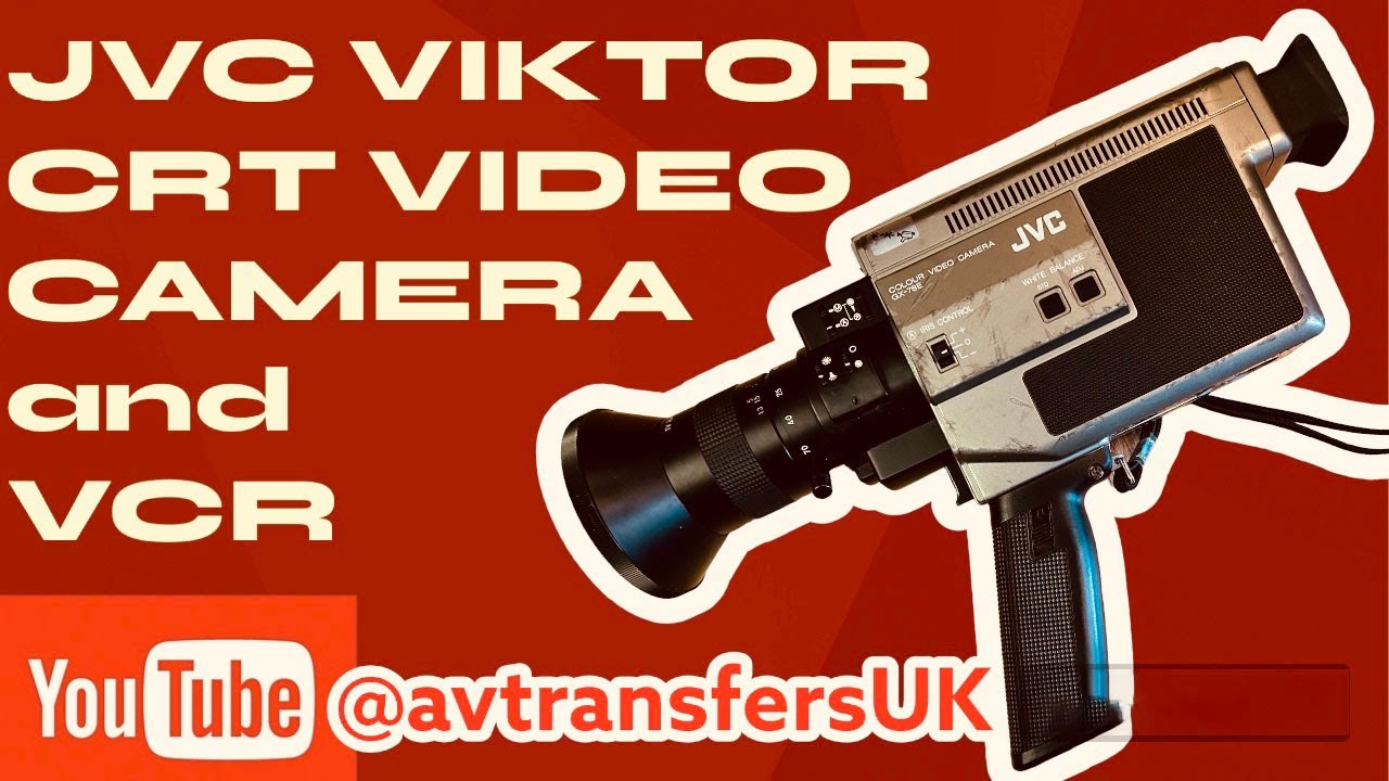 WE EXPLORE A RETRO VIDEO CAMERA JVC GX 78E AND HR-C3 VHS-C PORTABLE ...