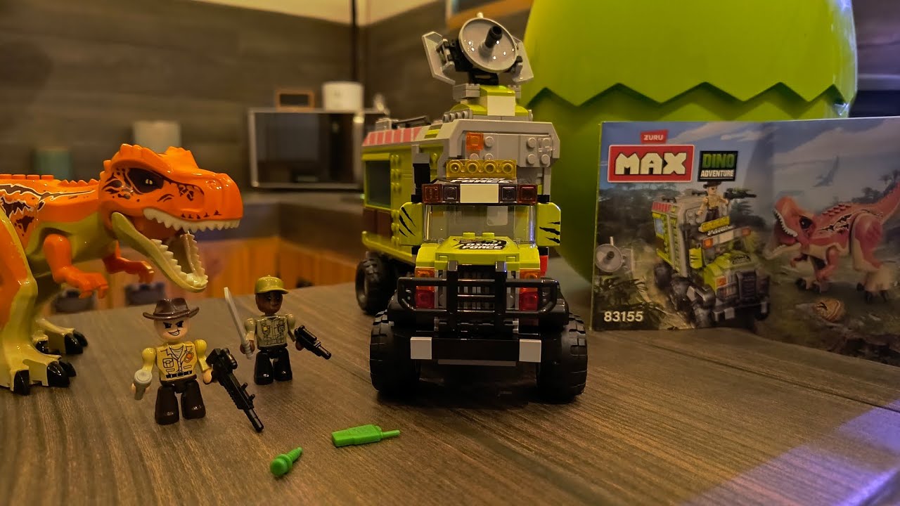 ZURU MAX 🦖 Dino set Fake lego ⭐⚠️ more than 300 pices 😱🤩 - YouTube