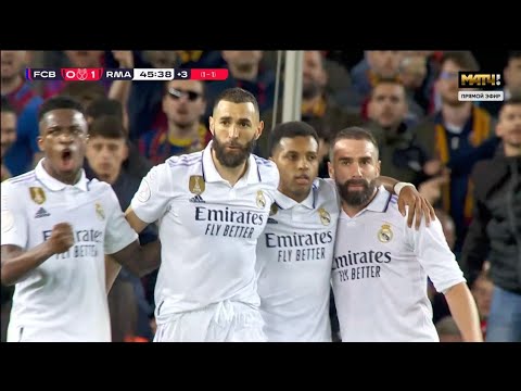 Karim Benzema goal Vs Barcelona | Barcelona 0-1ReaMadrid Highlights &all Goals
