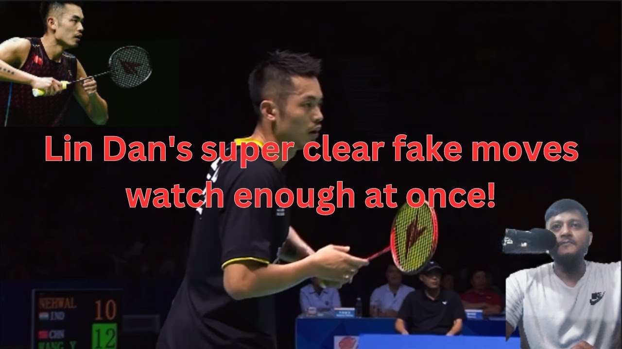 Lin Dan's super clear fake moves, watch enough at once! #badminton # ...